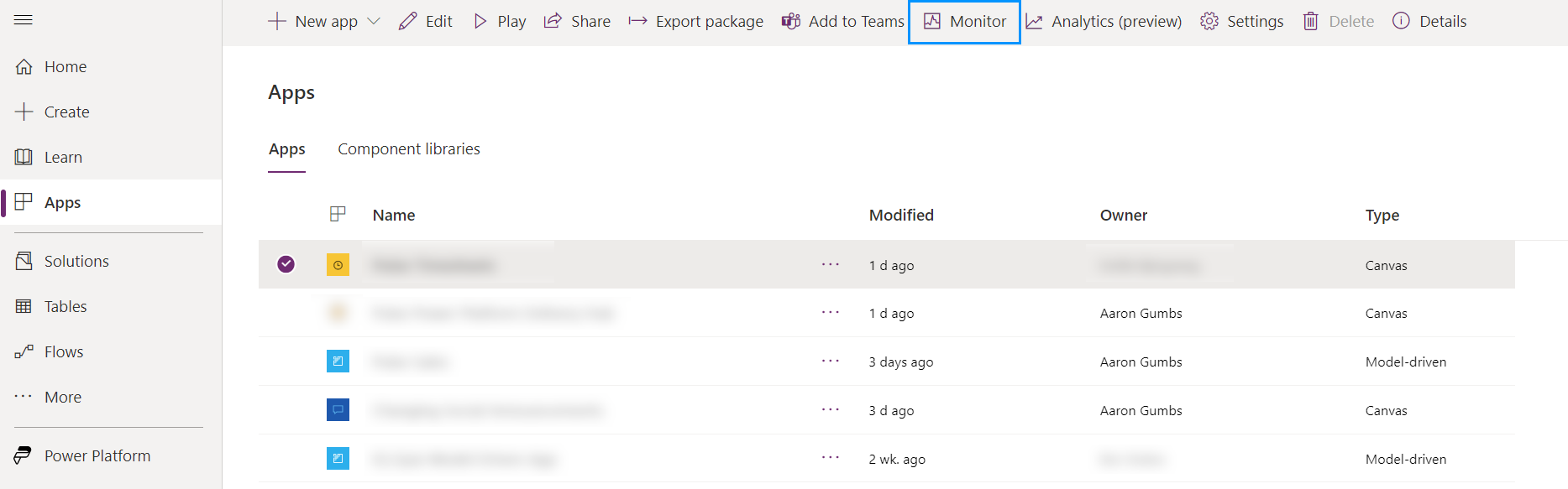 Using ‘Monitor’ to Troubleshoot Power Apps Errors – AaronKGumbs